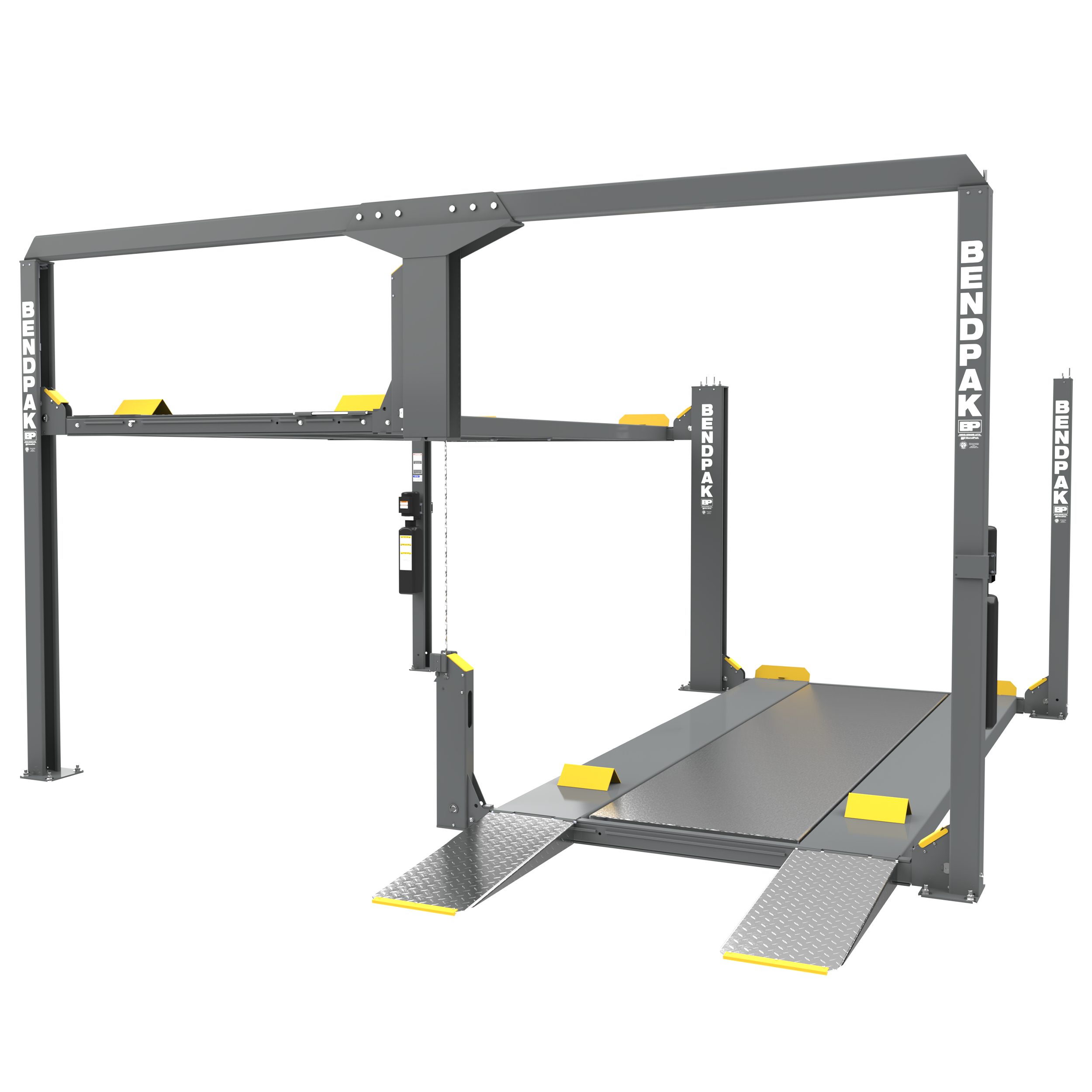 BendPak PL12000KDT Narrow Tandem Parking Lift Long Platforms 12000 lb ...